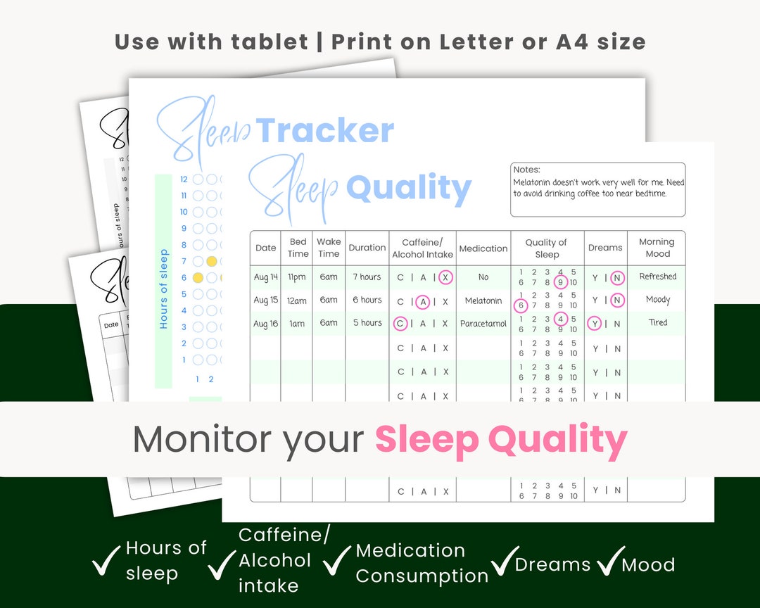 Sleep Tracker, Sleep Quality Tracker, Sleep Log, Sleep Analysis, Sleep ...