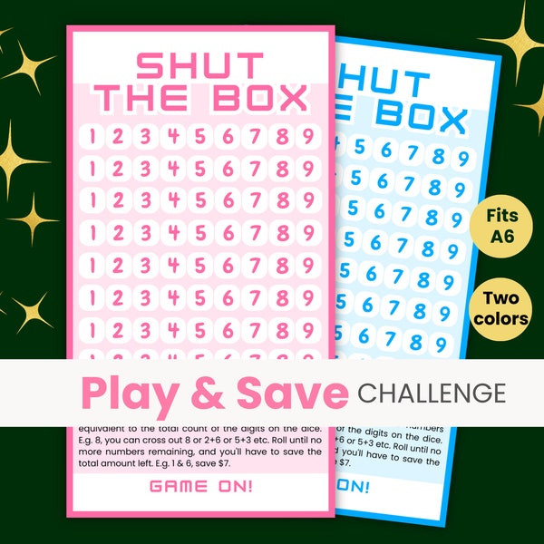 Savings Challenge Box - Etsy