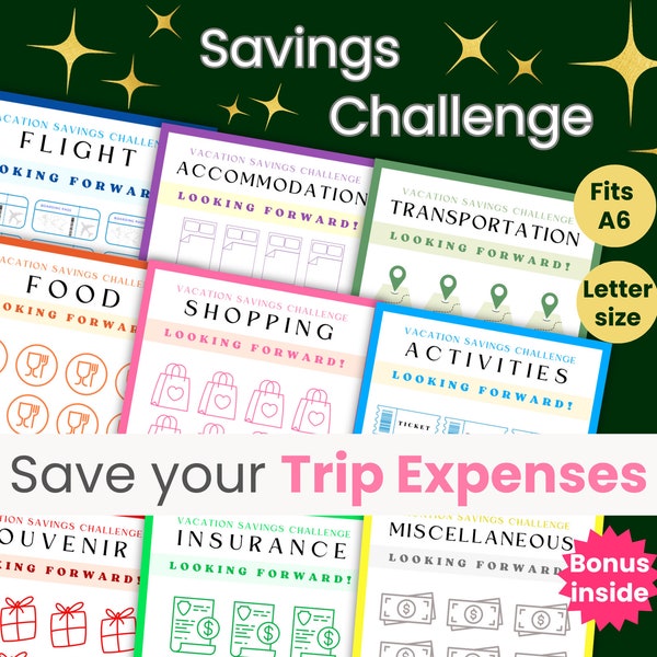 Savings Challenge Bundle - Etsy