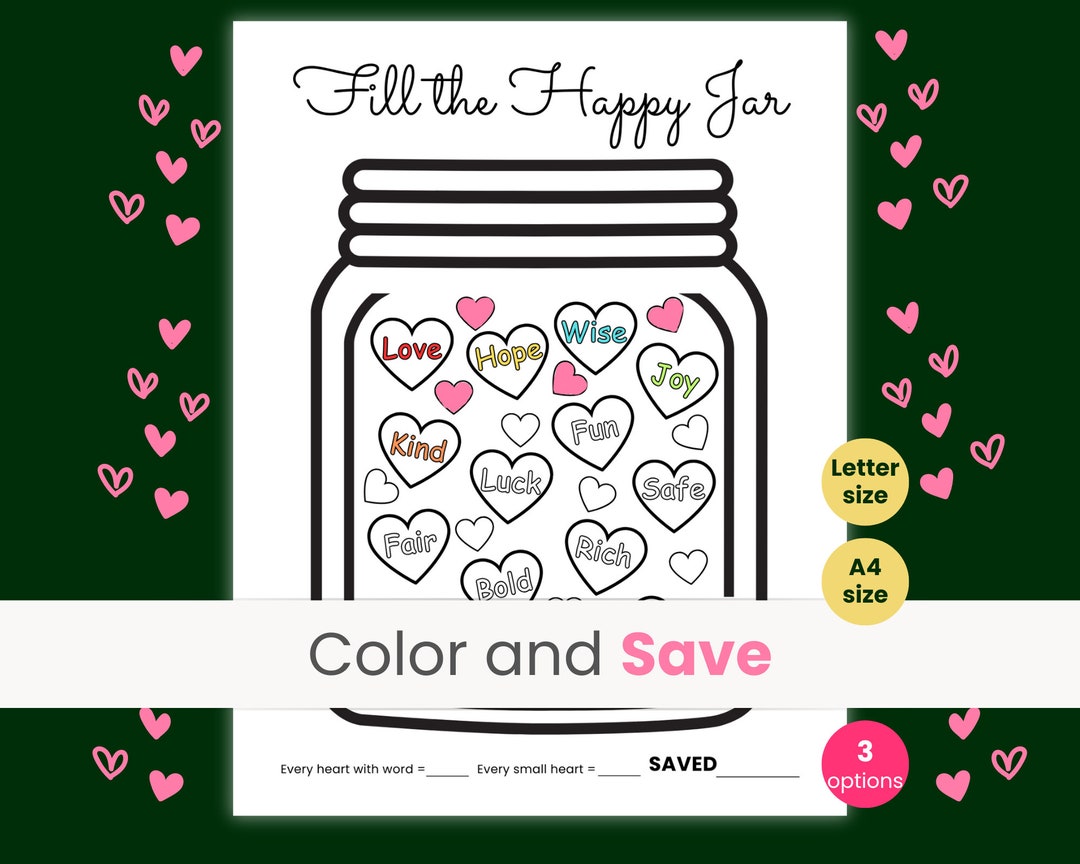 Savings Jar Tracker, Jar Savings Challenge, Inspirational Saving, Mini ...