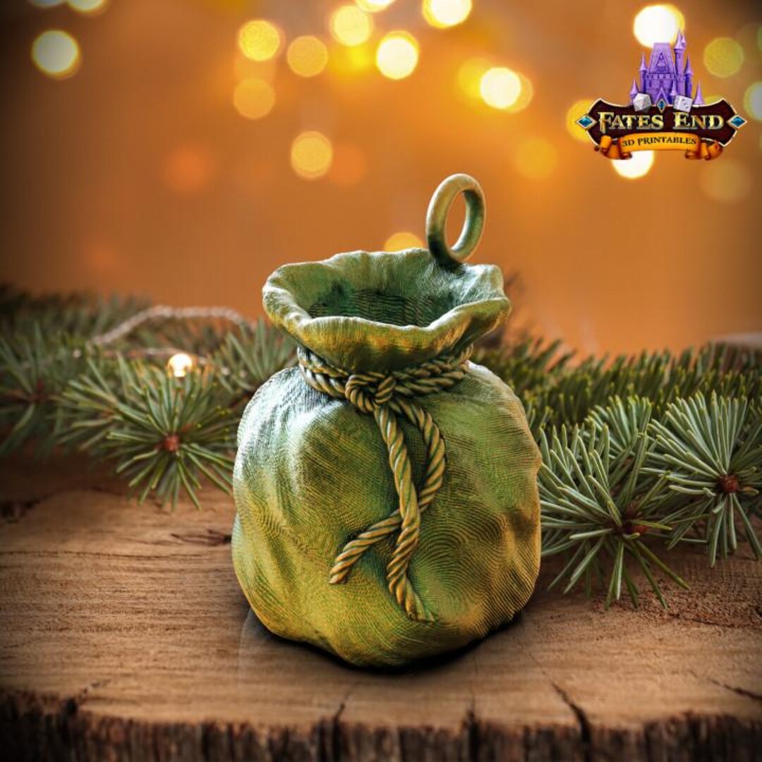 Bag of Holding D&D Holiday Ornament - 3D Printed - Designed by Fates ...