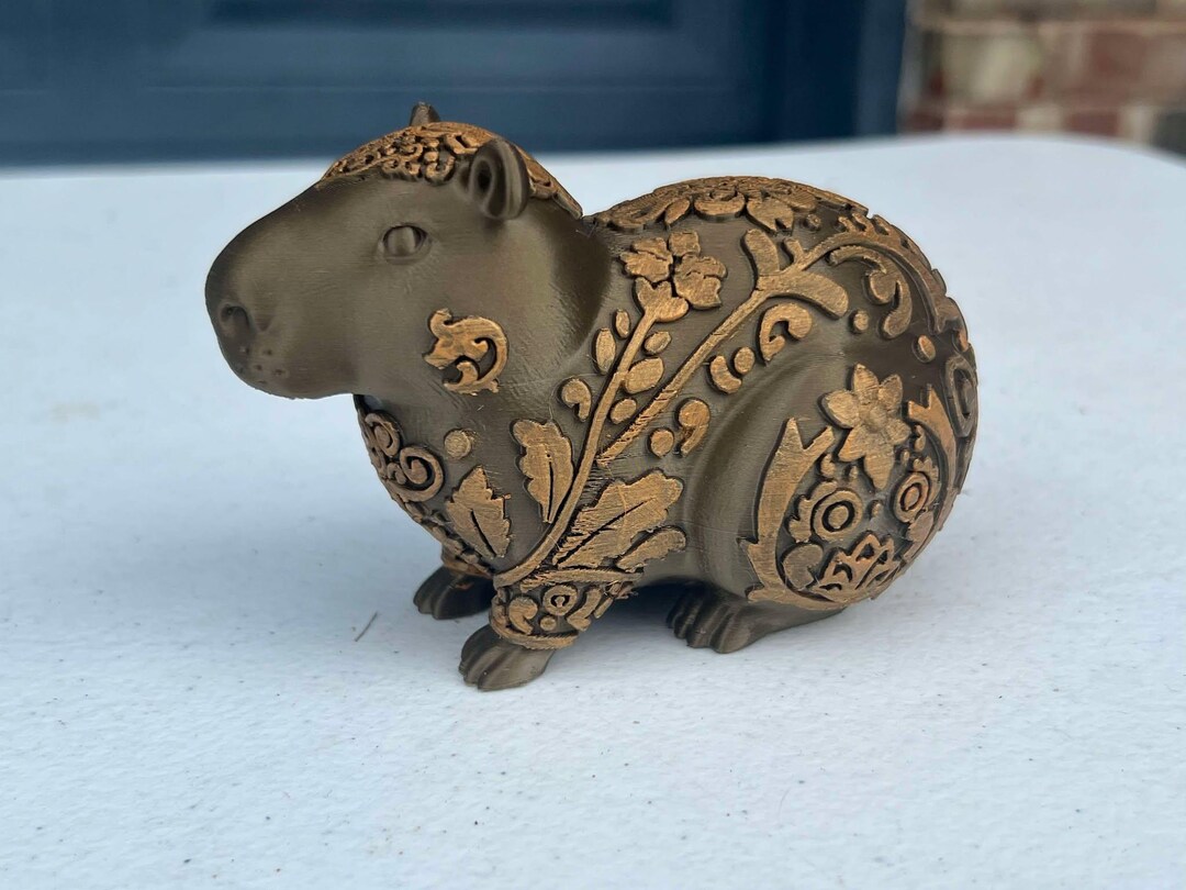 Capybara With Fancy Filagree - Etsy