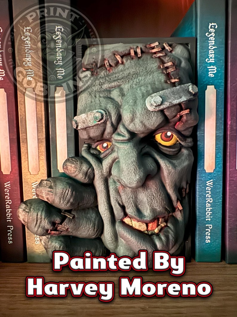 Swamp Monster Book Nook - 3D Printed to Bring Fantasy Horror Monsters ...