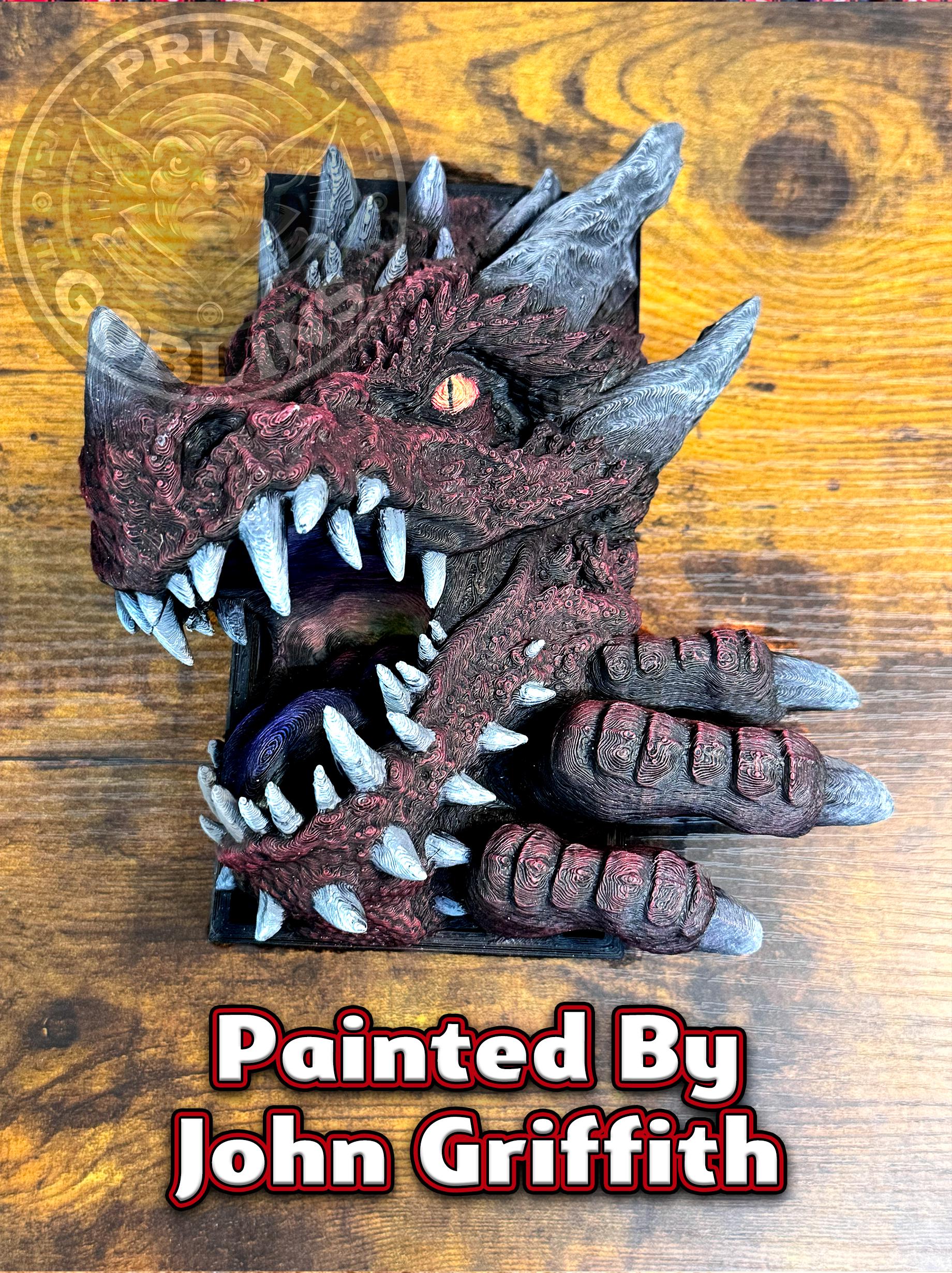 Swamp Monster Book Nook - 3D Printed to Bring Fantasy Horror Monsters ...