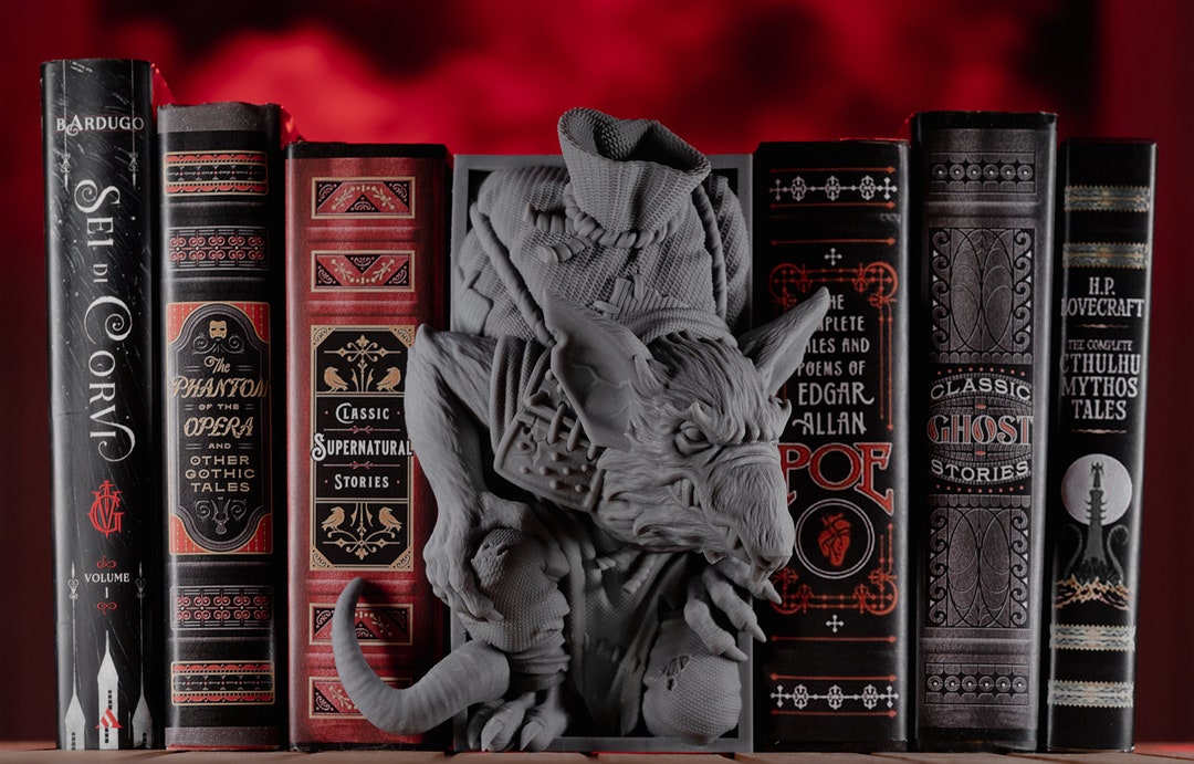 Rat Book Nook - 3D Printed to Bring Fantasy Horror Monsters to Your ...
