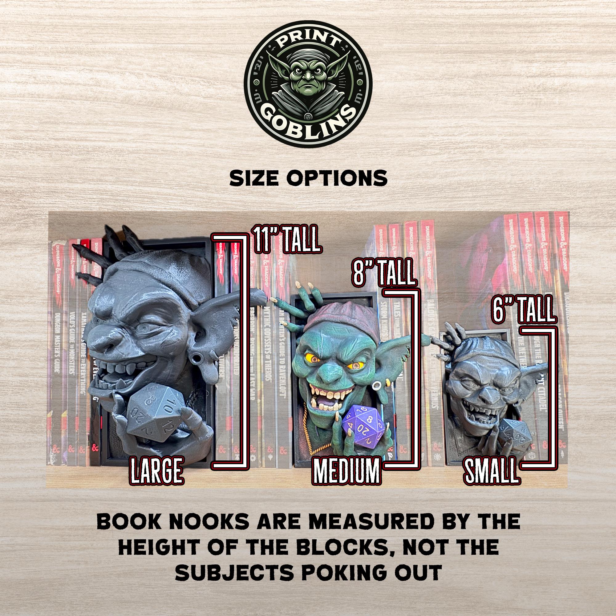 Swamp Monster Book Nook - 3D Printed to Bring Fantasy Horror Monsters ...