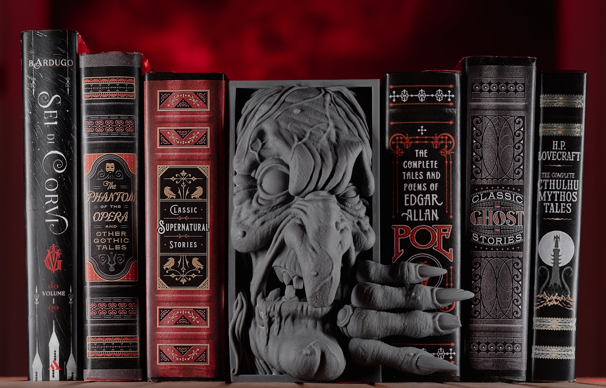 Witch Book Nook 3D Printed to Bring Fantasy Horror Monsters - Etsy