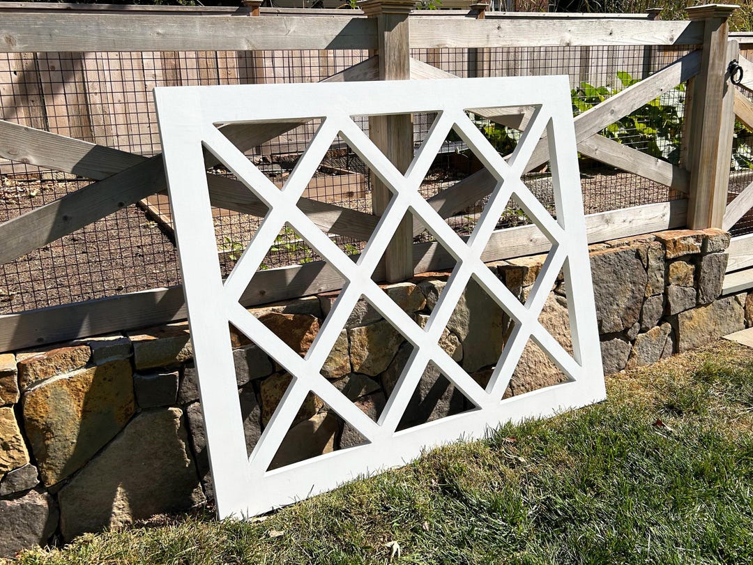 Exterior Small Diamonds Gate - Etsy