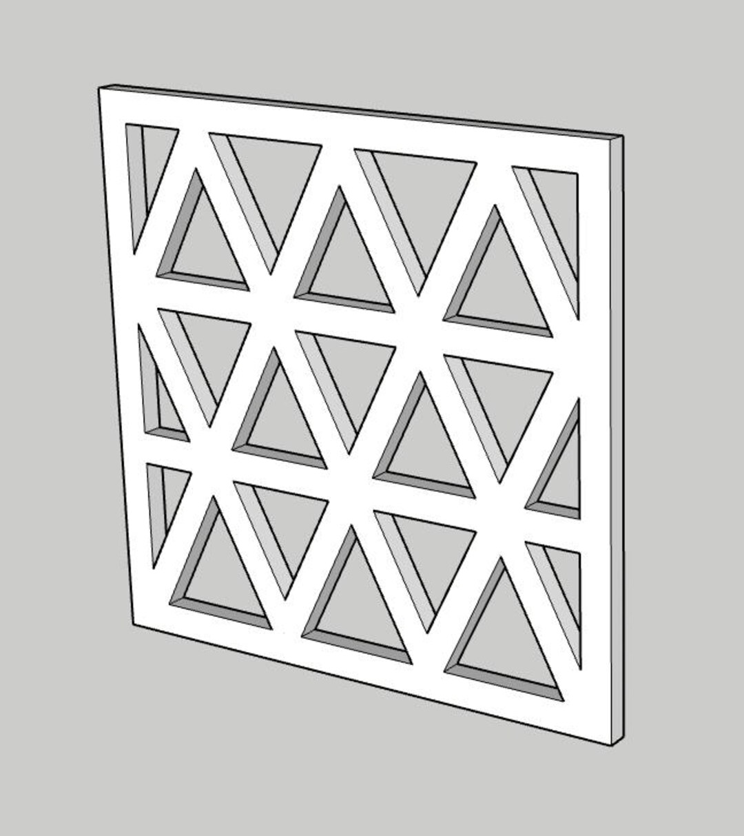 Exterior Triangles Gate - Etsy