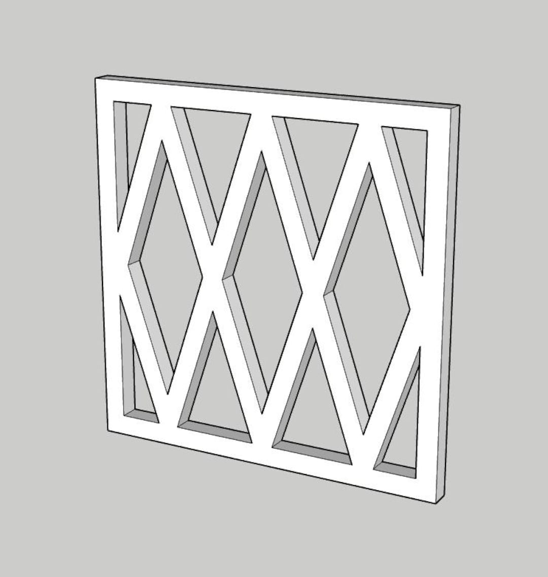 Exterior Large Diamonds Gate - Etsy