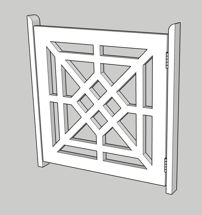 Exterior Diamond Gate - Etsy