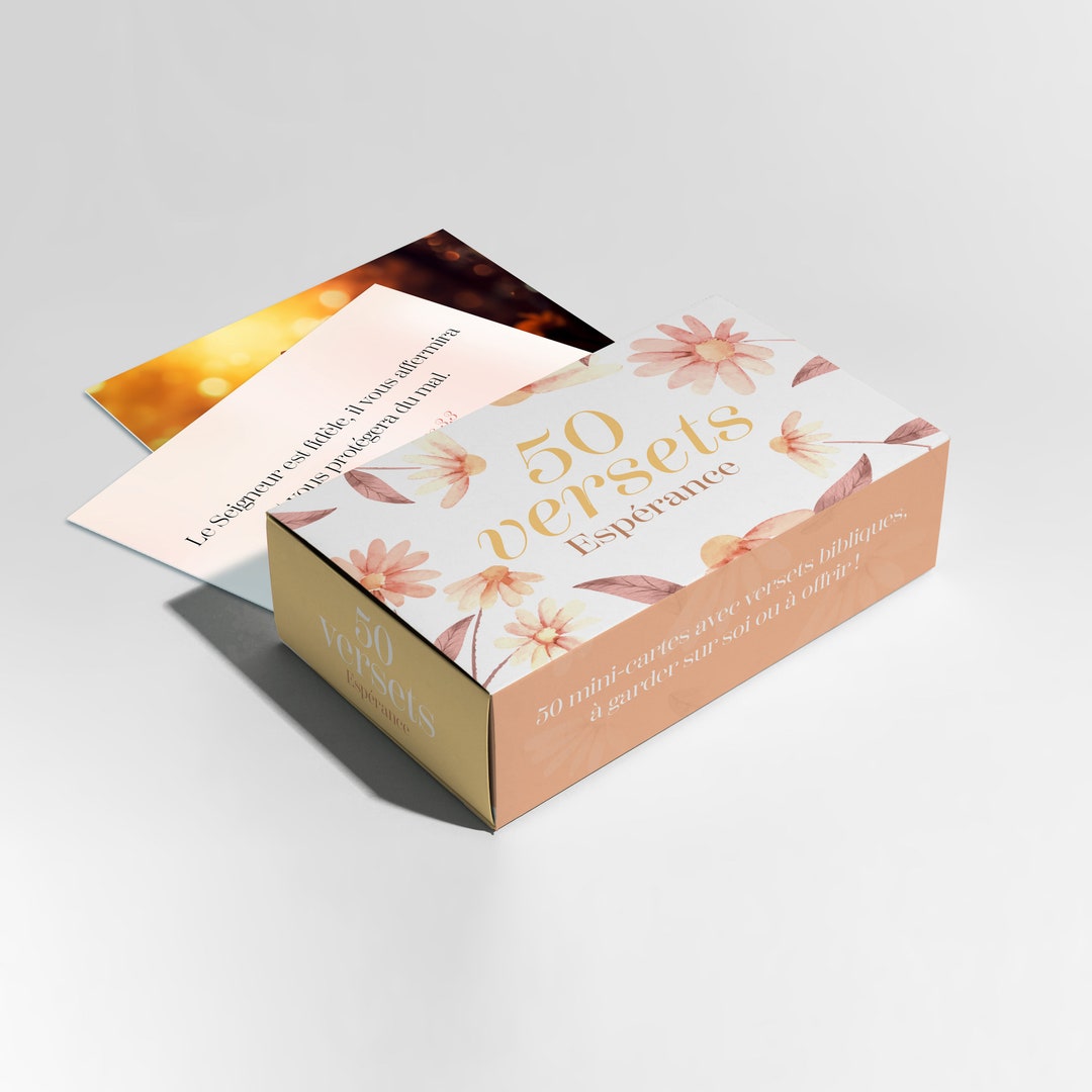 50 Verses Hope, Cards of Hope, Cards With Biblical Verses and Photos ...