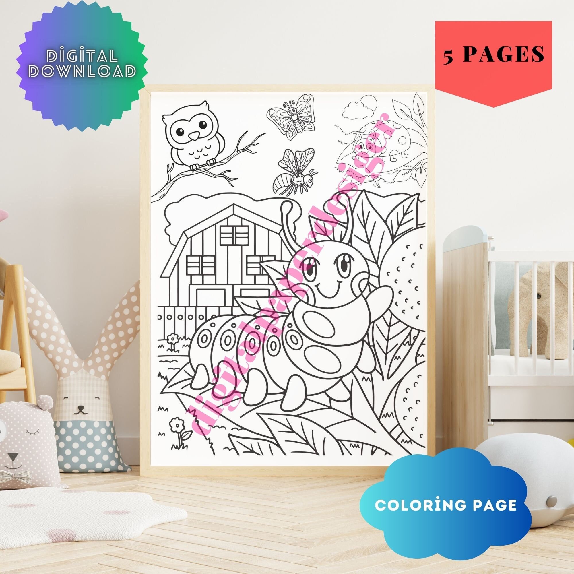 Coloring Sheet Animal , Children , Nature , Printable, Art, Bird ...