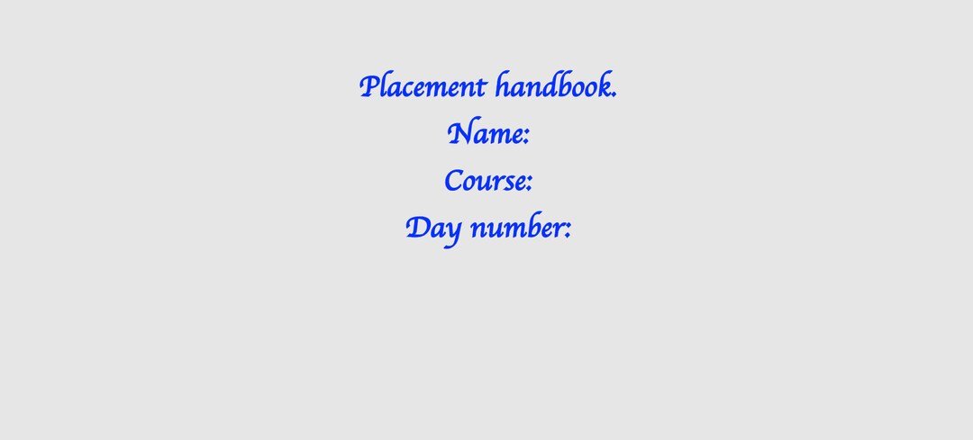 Infant Placement Day One Guide - Etsy
