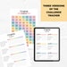 75 Mom Challenge Tracker - Rainbow - Three Versions Plus Measurement ...
