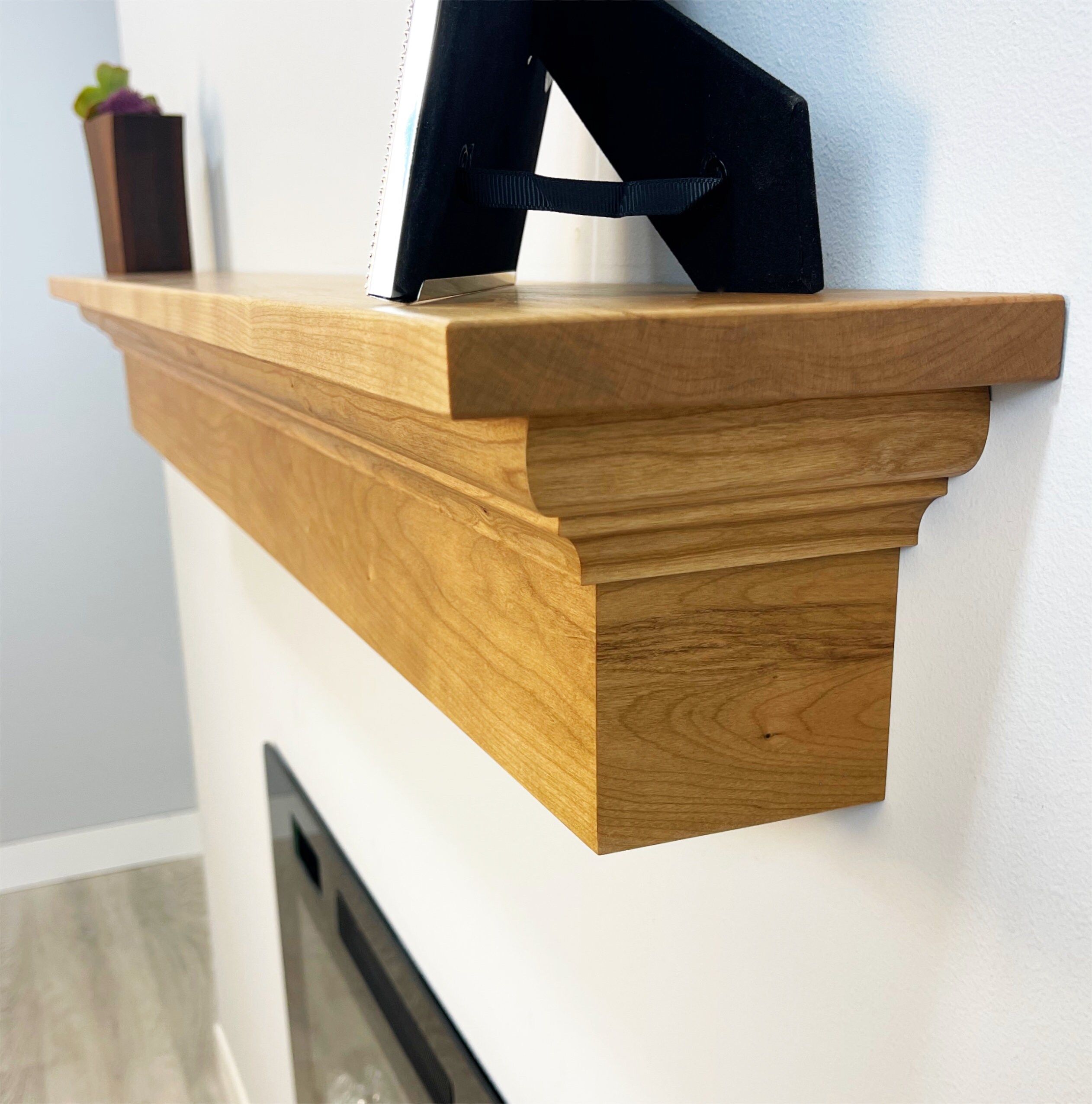 Custom Mantels Floating Fireplace Mantels Fireplace Floating Shelves ...