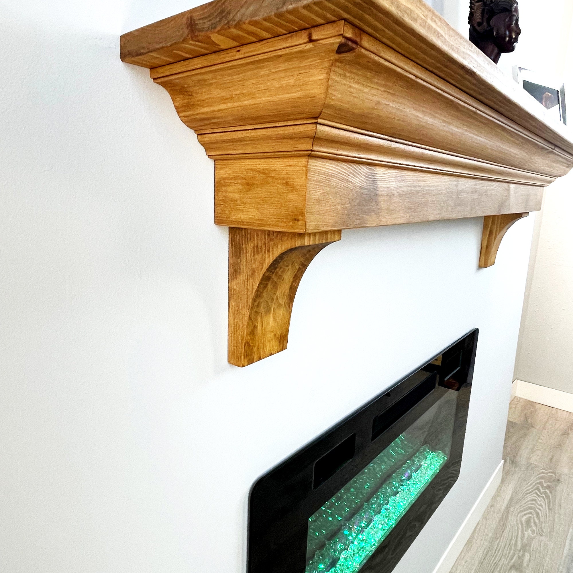 Custom Mantels Floating Fireplace Mantels Fireplace Floating Shelves ...