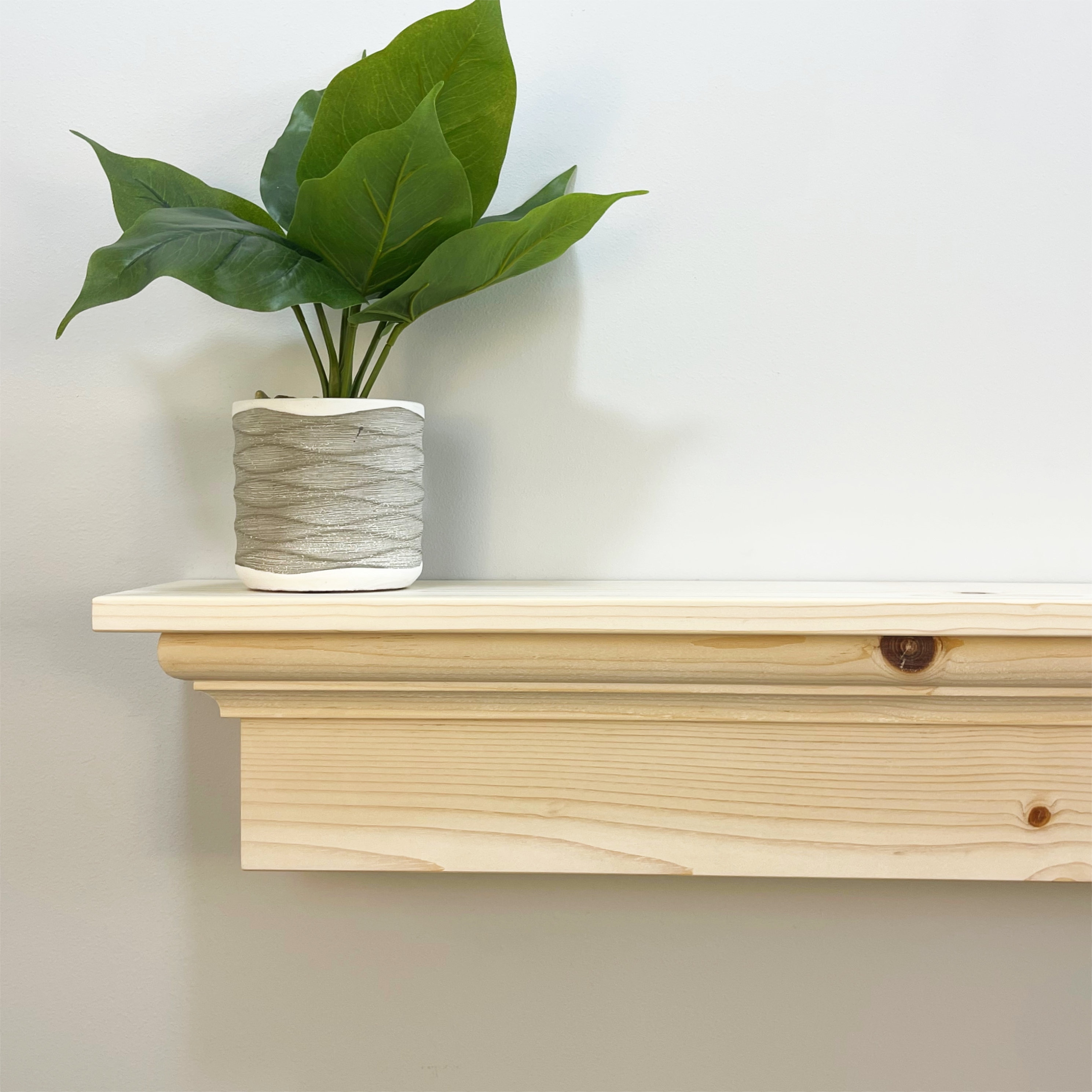 Custom Mantels Floating Fireplace Mantels Unfinished Floating Shelves ...