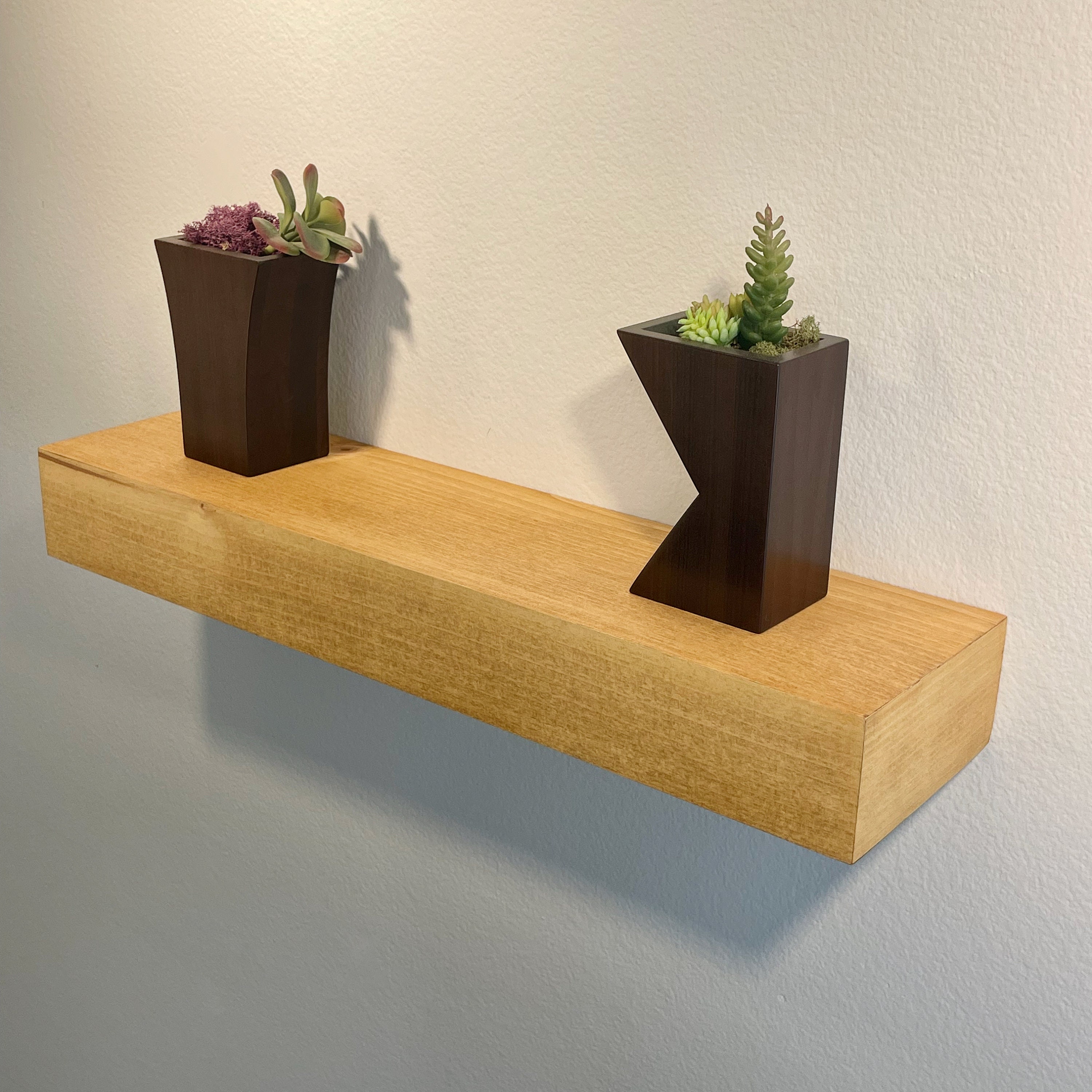 Contemporary Floating Shelves Shelf Wall Decor Fireplace Floating ...