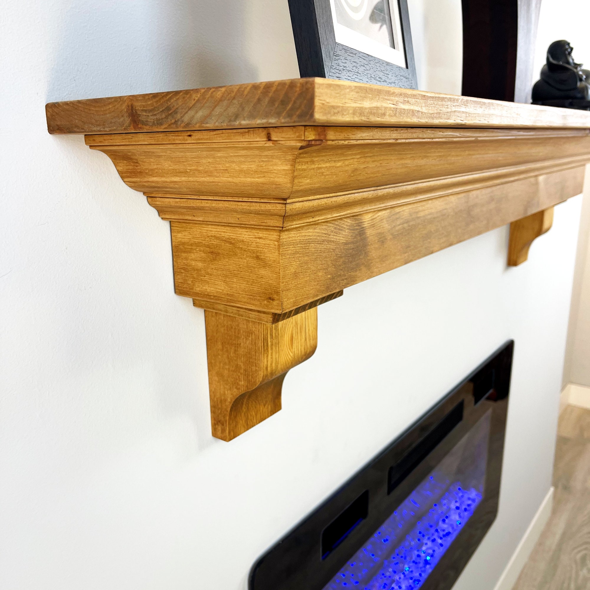 Custom Mantels Floating Fireplace Mantels Fireplace Floating Shelves ...