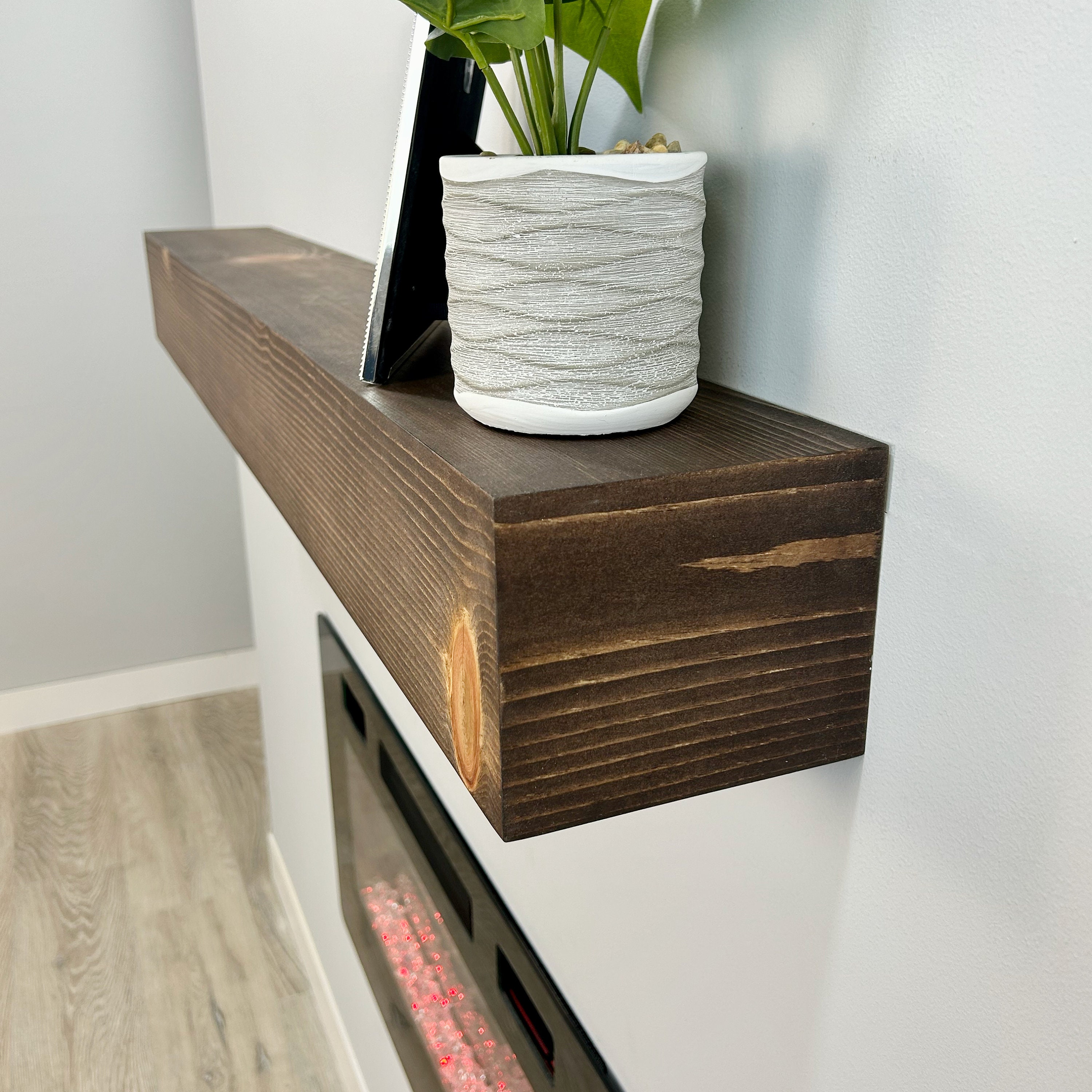 Custom Mantels Floating Fireplace Mantels Fireplace Floating Shelves ...