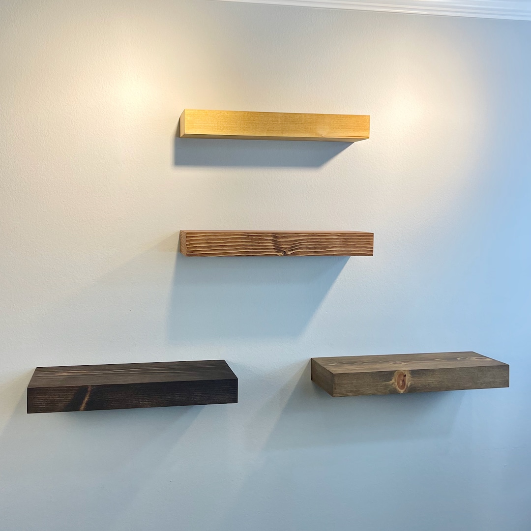 Contemporary Floating Shelves Shelf Wall Decor Fireplace Floating ...