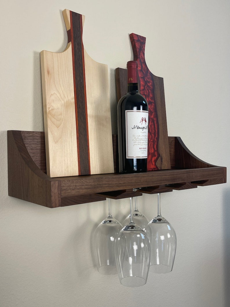 Floating Shelf Brackets Included Liquor Shelf Bar Shelves Wooden Shelves Floating Shelves Wood ...