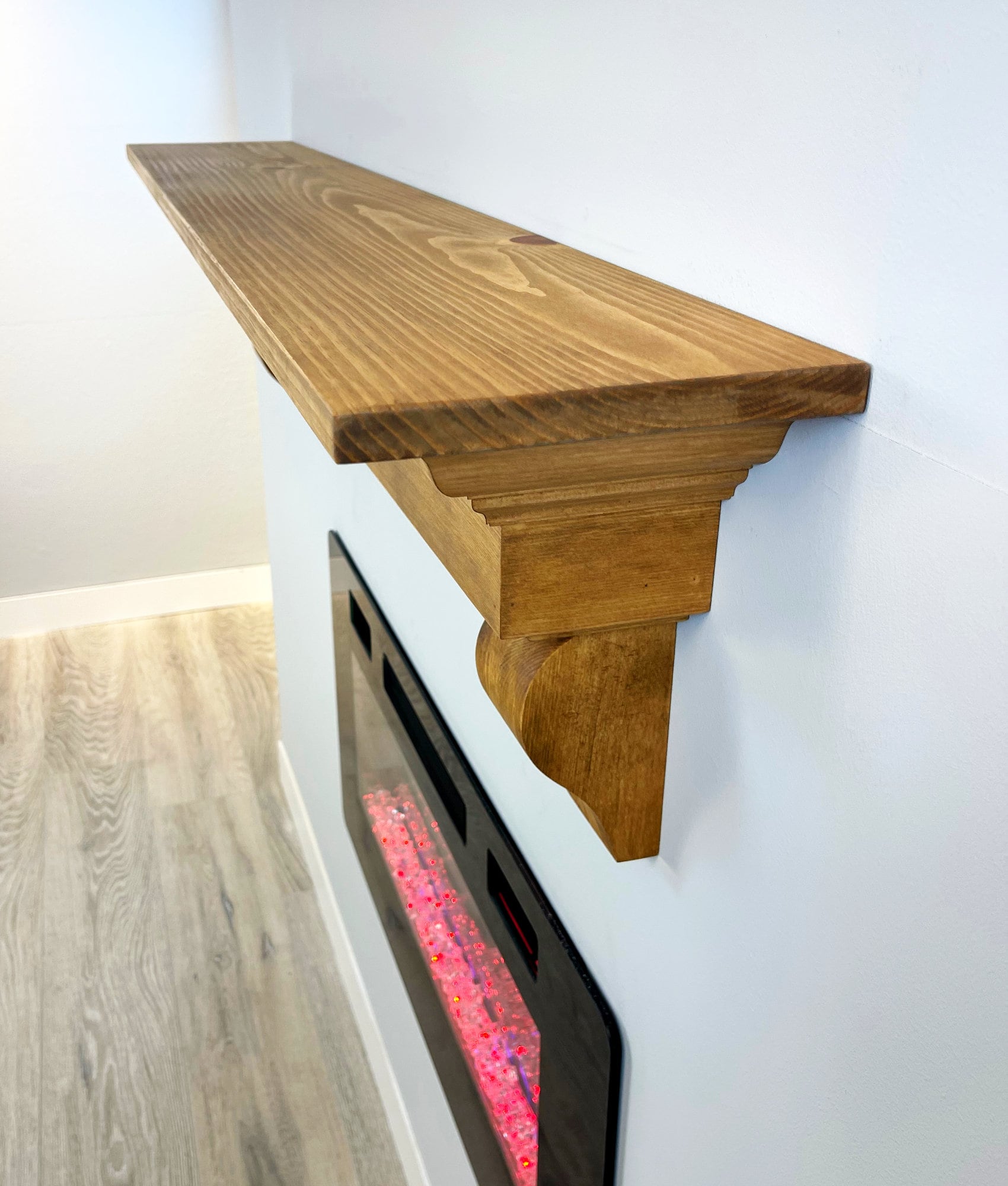 Custom Mantels Floating Fireplace Mantels Fireplace Floating Shelves ...