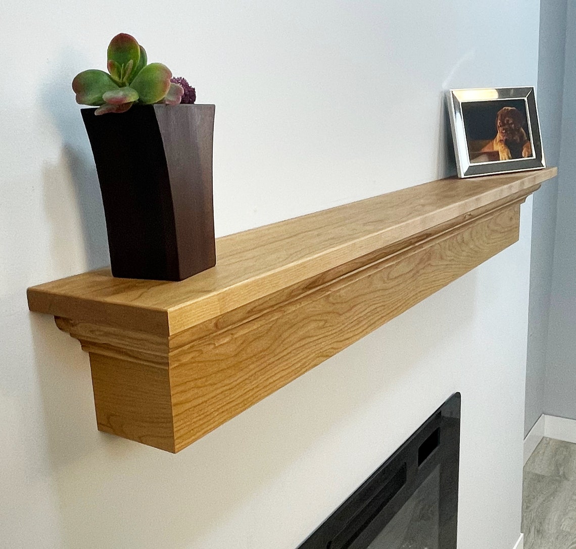 Custom Mantels Floating Fireplace Mantels Fireplace Floating Shelves ...