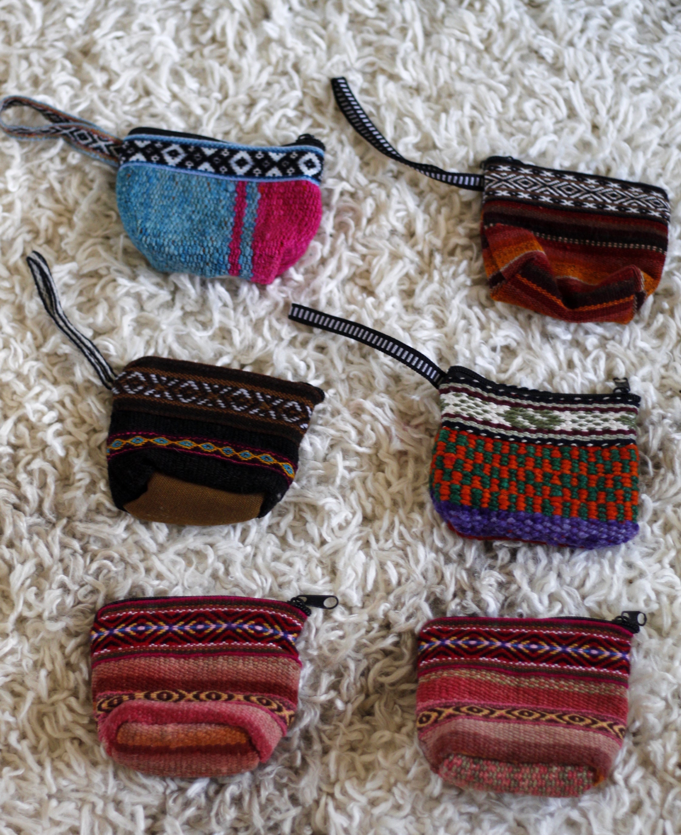 Handmade Peruvian Coin Purse, Wool Wallet, Traditional Inca Wallet in ...