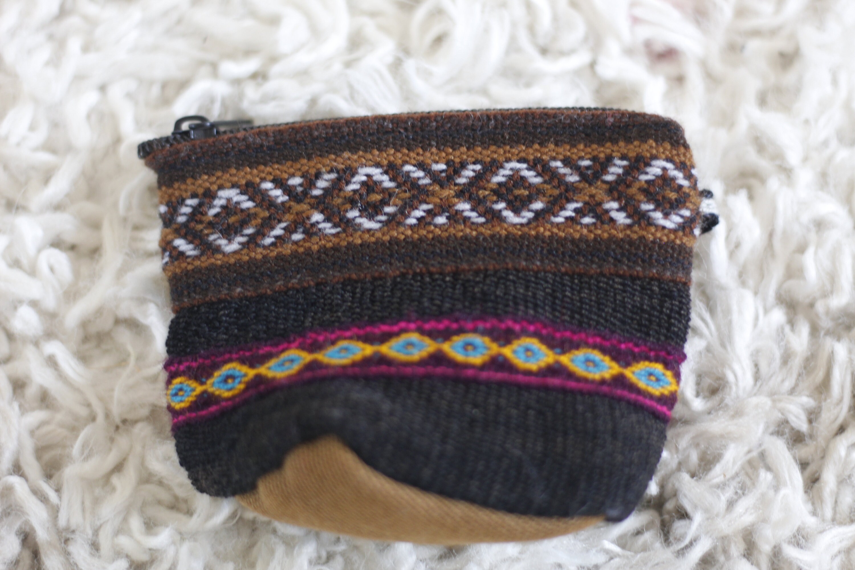 Handmade Peruvian Coin Purse, Wool Wallet, Traditional Inca Wallet in ...