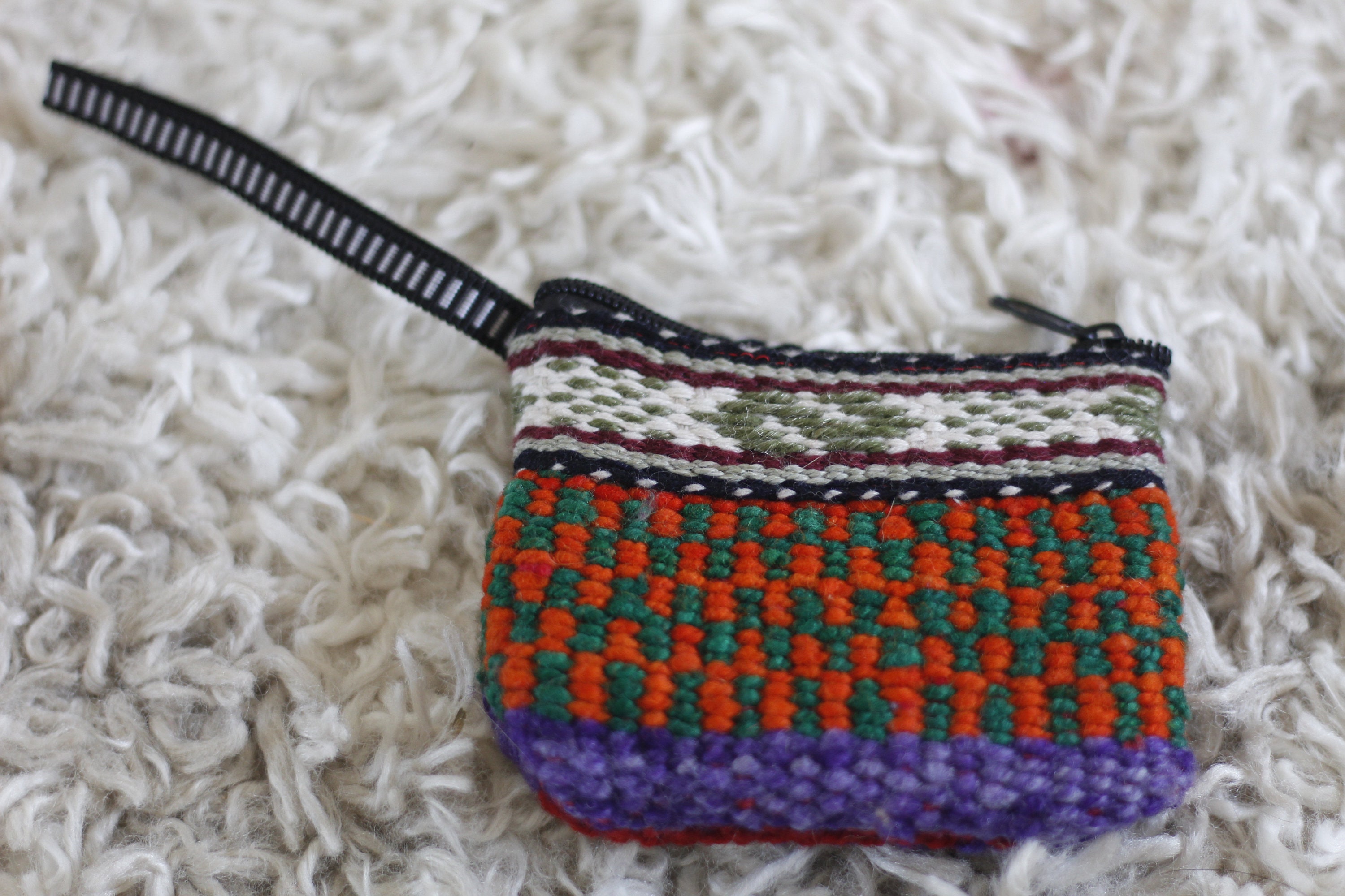 Handmade Peruvian Coin Purse, Wool Wallet, Traditional Inca Wallet in ...