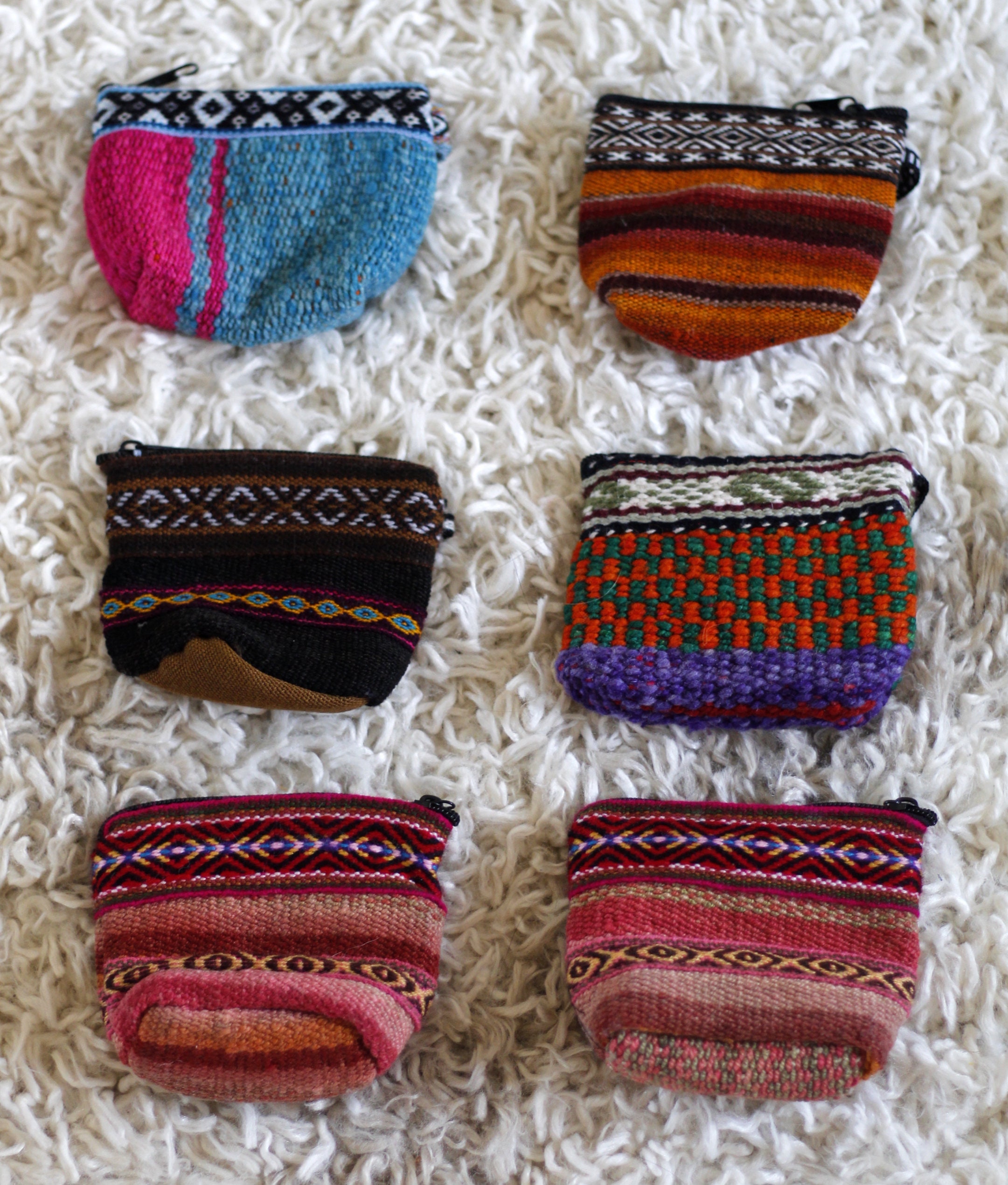 Handmade Peruvian Coin Purse, Wool Wallet, Traditional Inca Wallet in ...