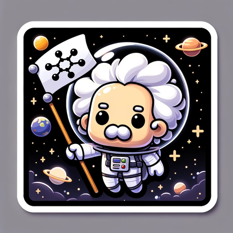 11 Einstein Stickers Science Stickers Science Decals - Etsy