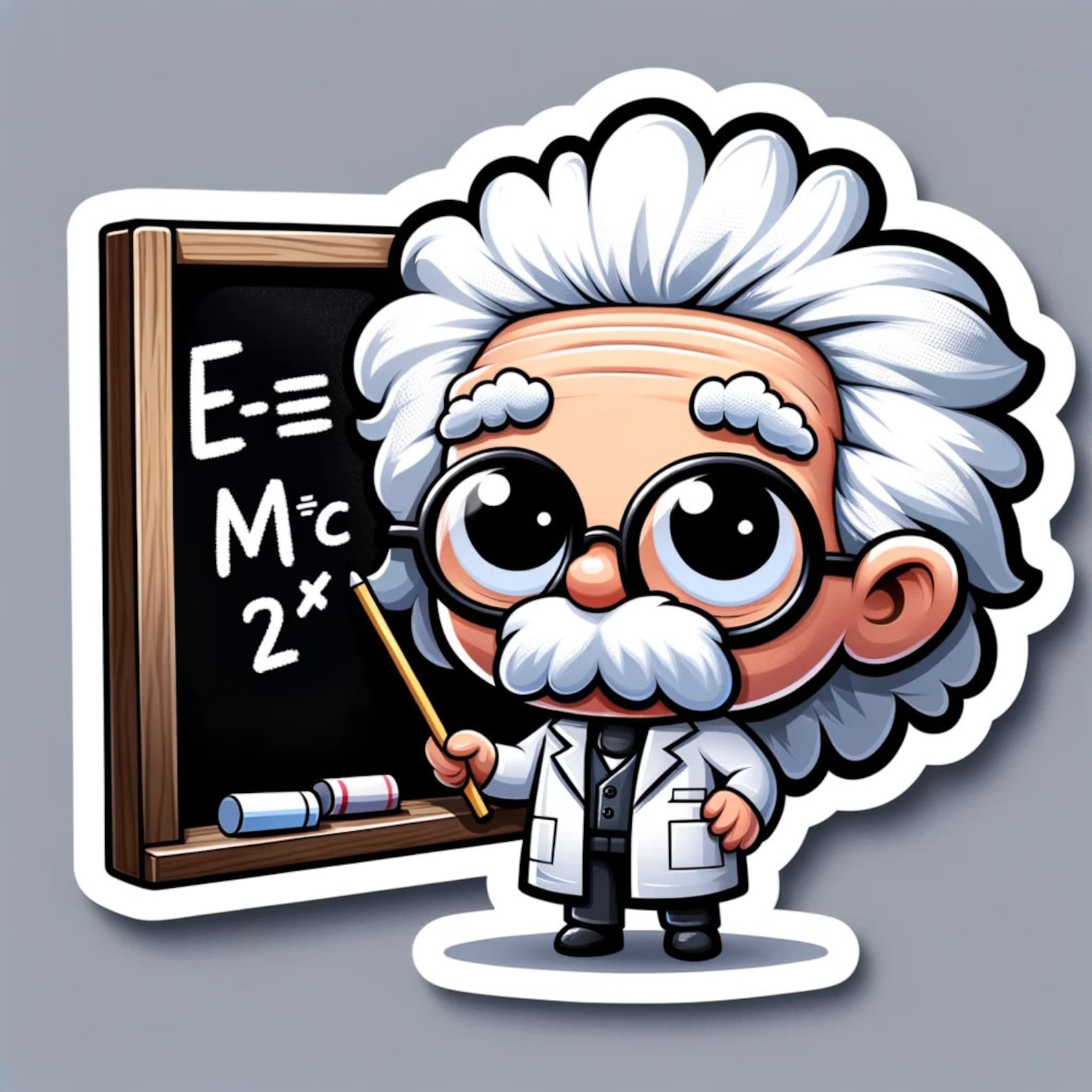 Hoja de pegatinas de Einstein, pegatinas de ciencia, calcomanías de ...