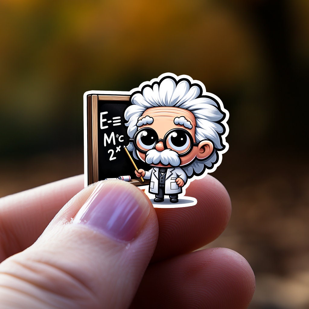 Einstein Stickers: Science Decals, Laptop & Water Bottle Stickers - Etsy