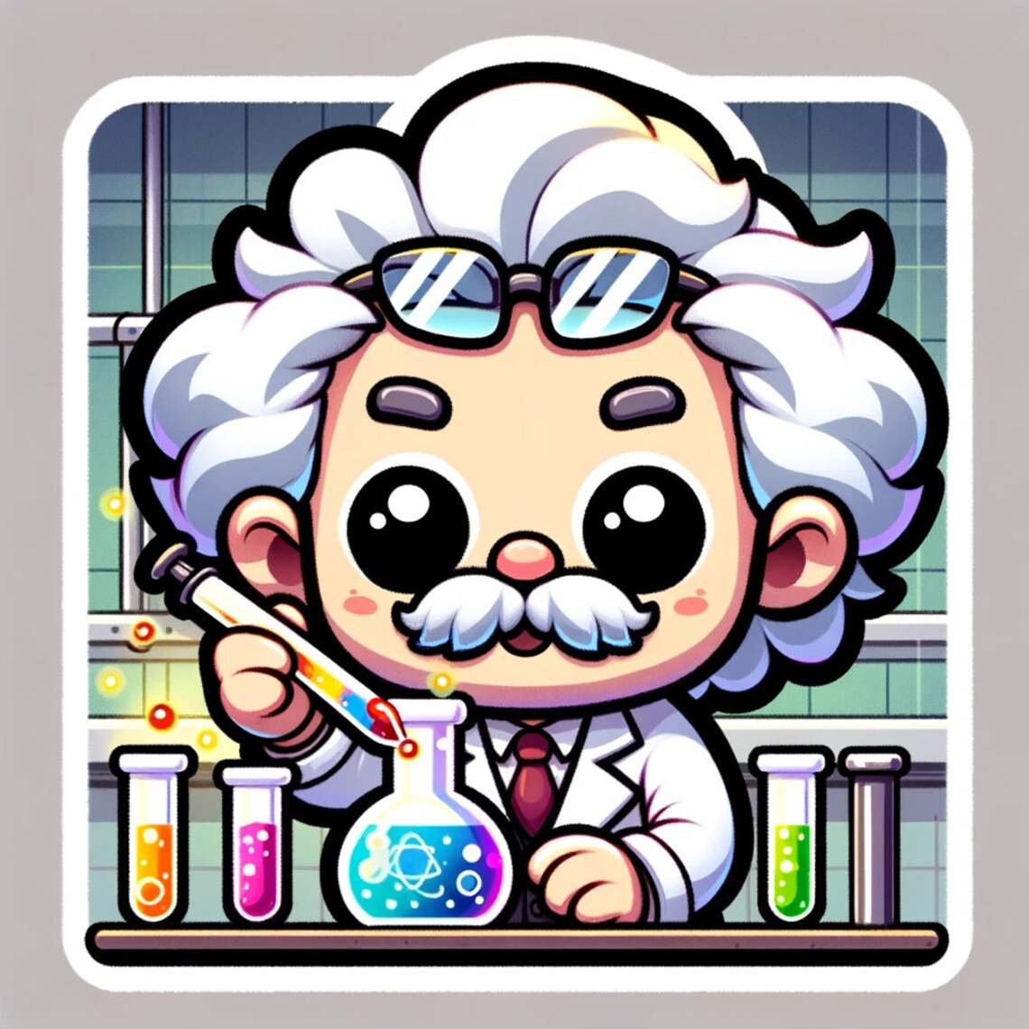 Einstein Stickers: Science Decals, Laptop & Water Bottle Stickers - Etsy