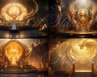 Throne Digital Backdrop, Medieval Fantasy Throne Room, Fantasy Cosplay ...