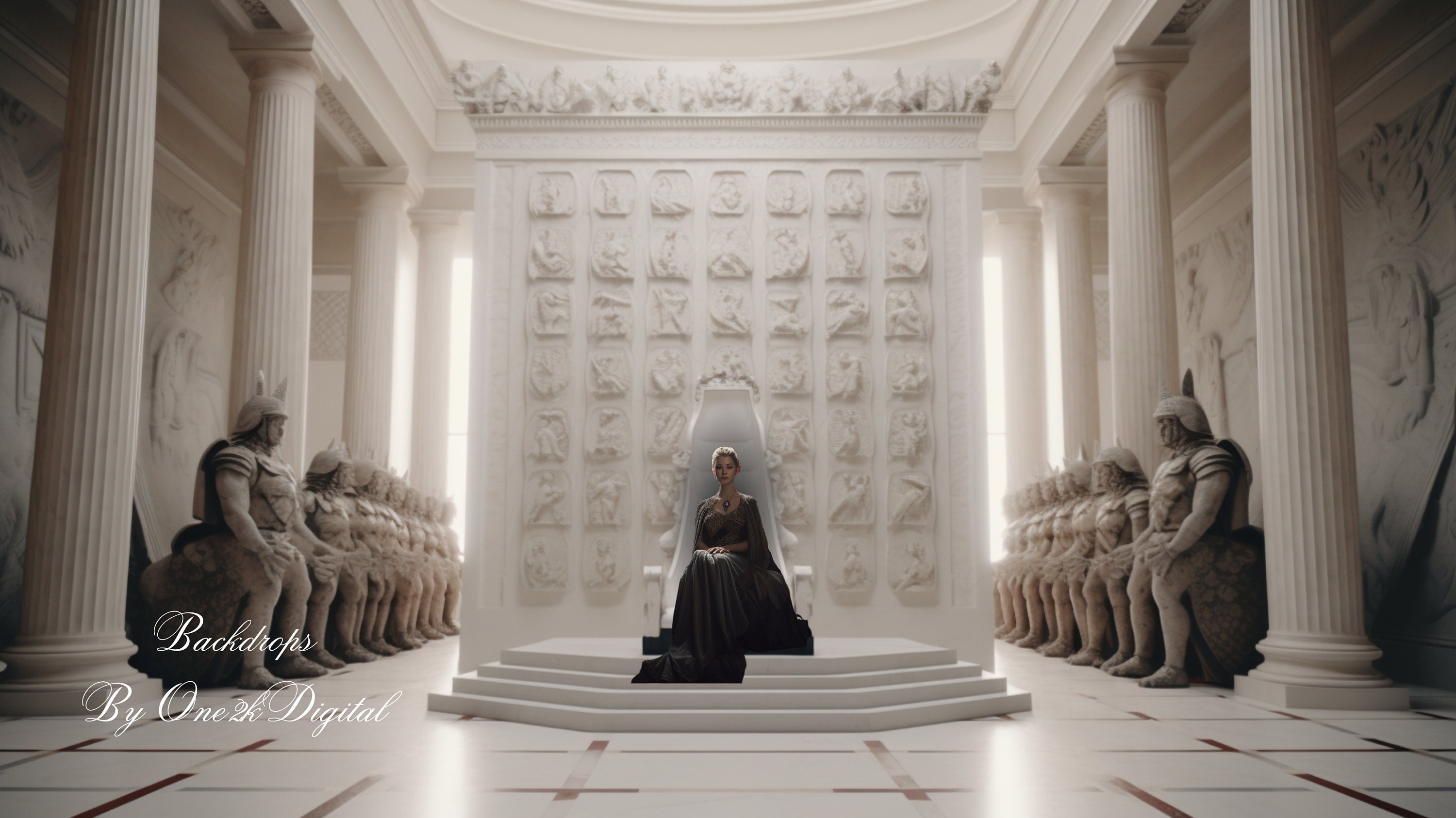 Throne Digital Backdrop Medieval Fantasy Throne Room Fantasy - Etsy