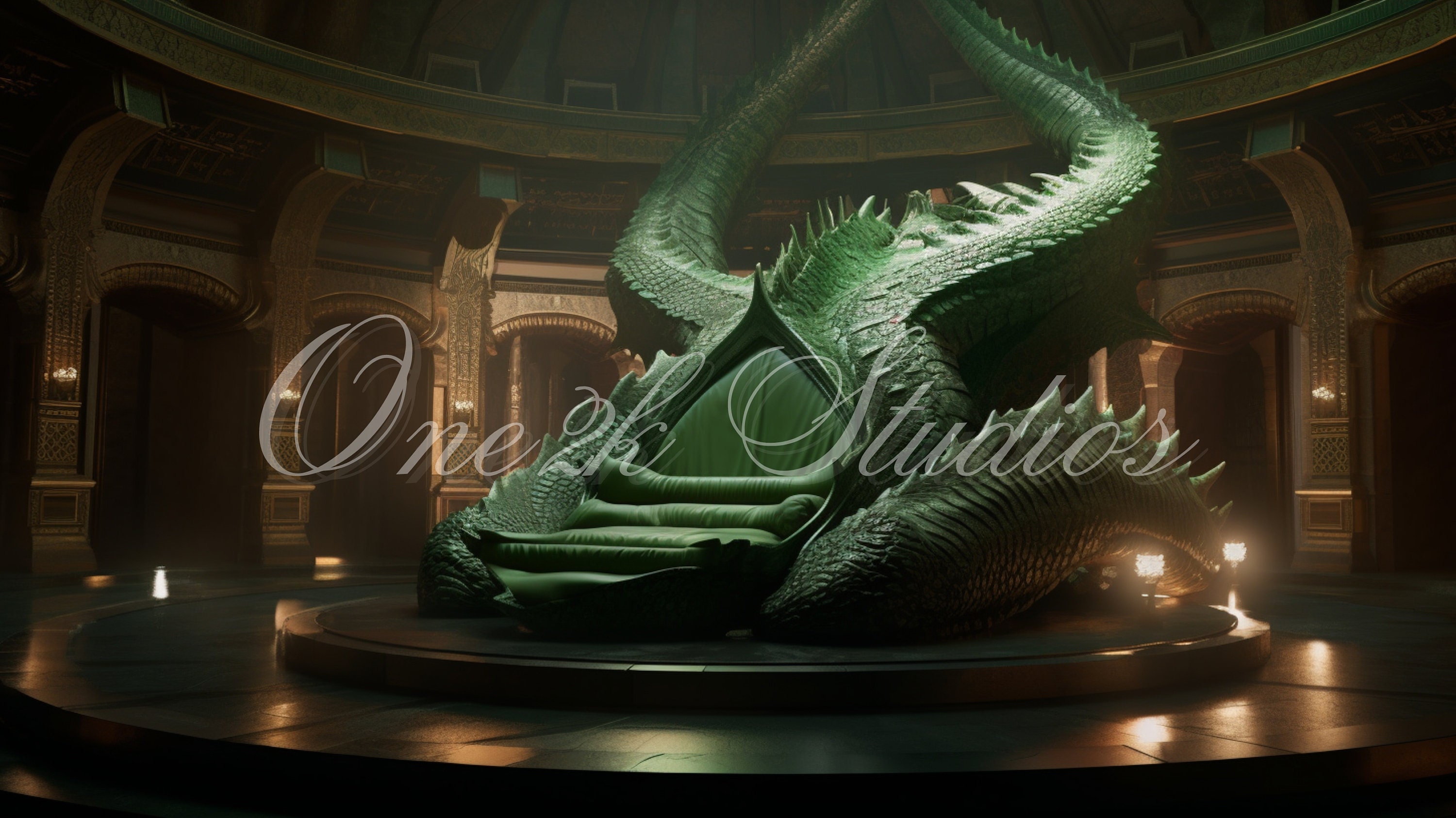 Dragon's Lair Digital Backdrop, Fantasy Cosplay Backgrounds, Medieval ...