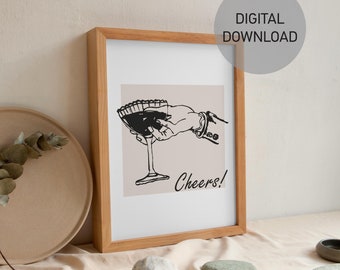 Slainte Irish Saying Art Print, Cheers Definition Print, Typography ...