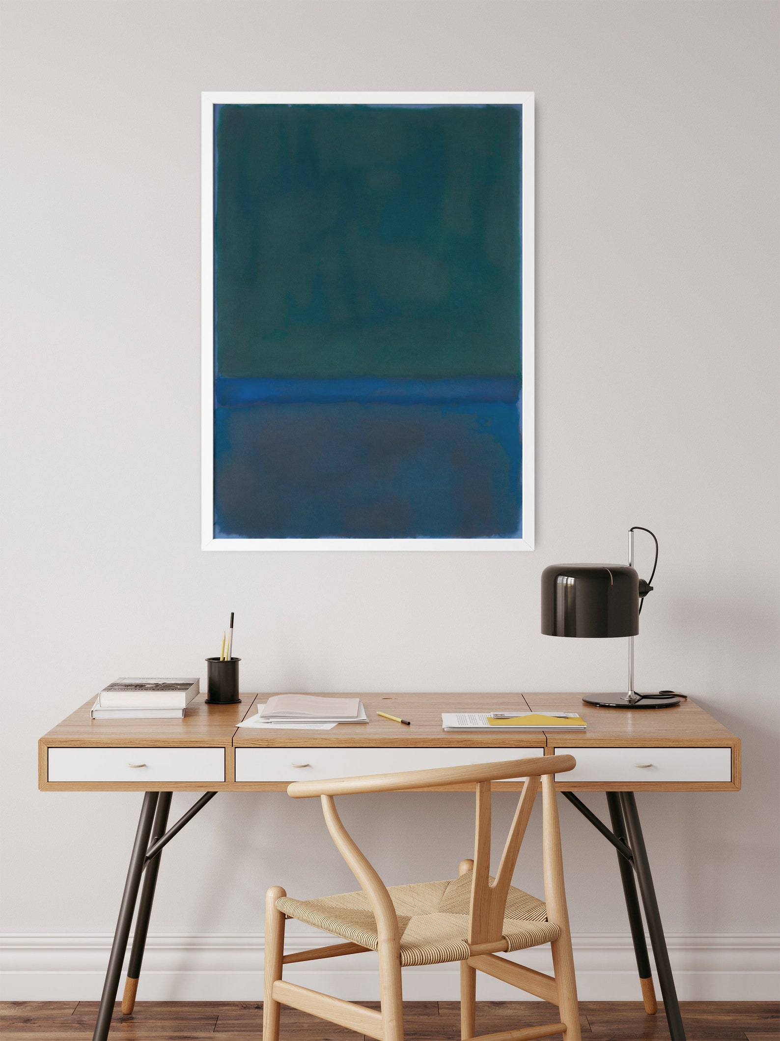 Navy Blue Mark Rothko Print, Instant Download Poster, Rothko ...