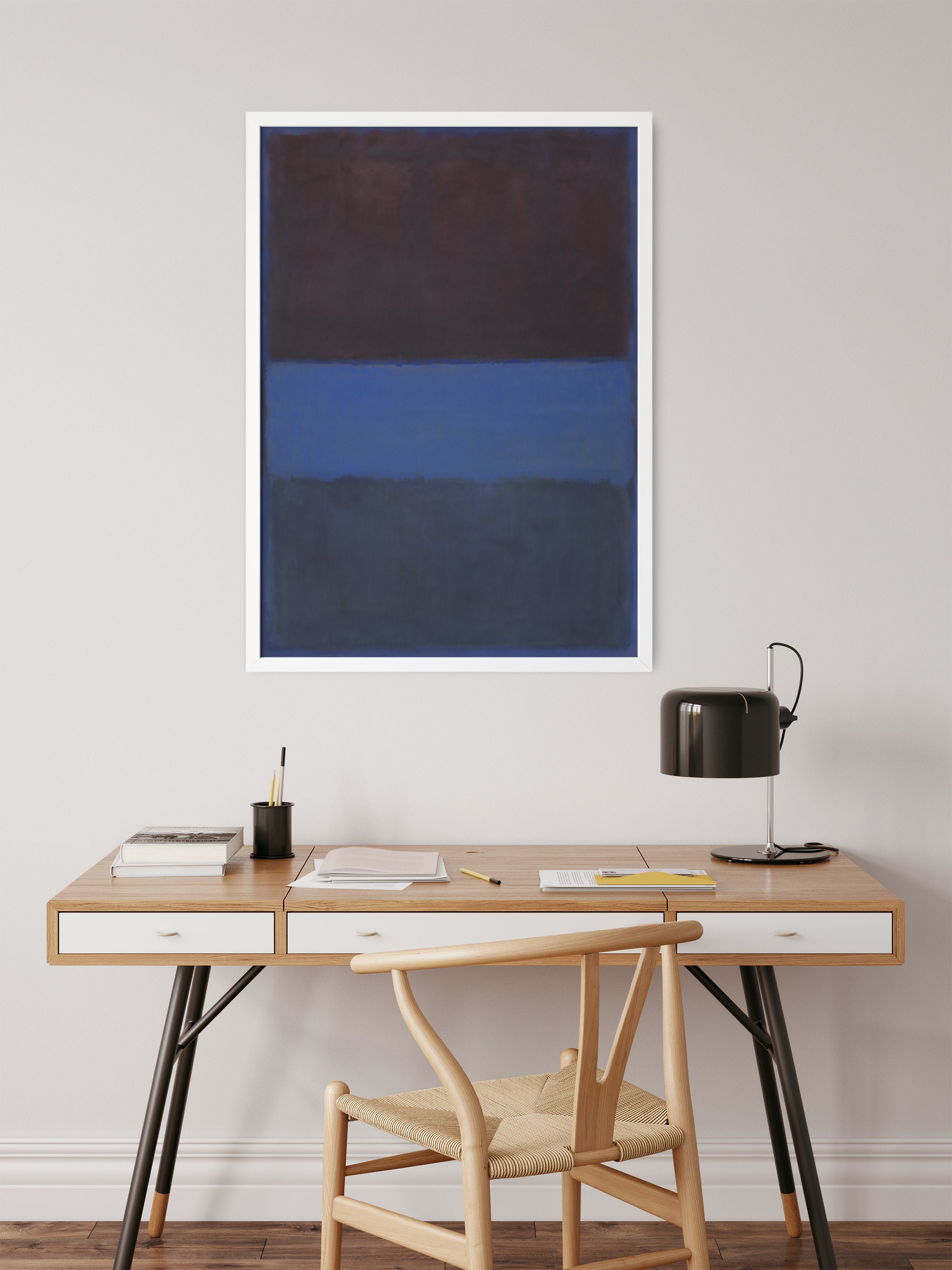 Navy Blue Mark Rothko, Rothko Blue Expressionist Art, Instant Download ...
