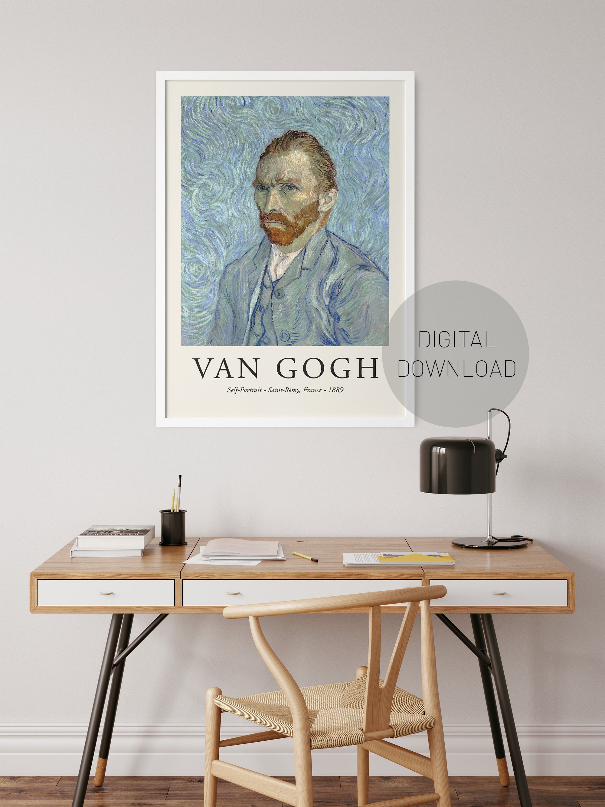 Vincent Van Gogh Exhibition Poster, Famous Gallery Wall Art Print ...