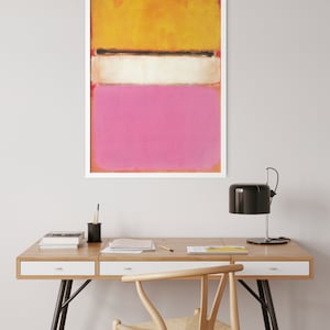 Pink Mark Rothko Print, Instant Download Poster, Rothko Expressionist ...