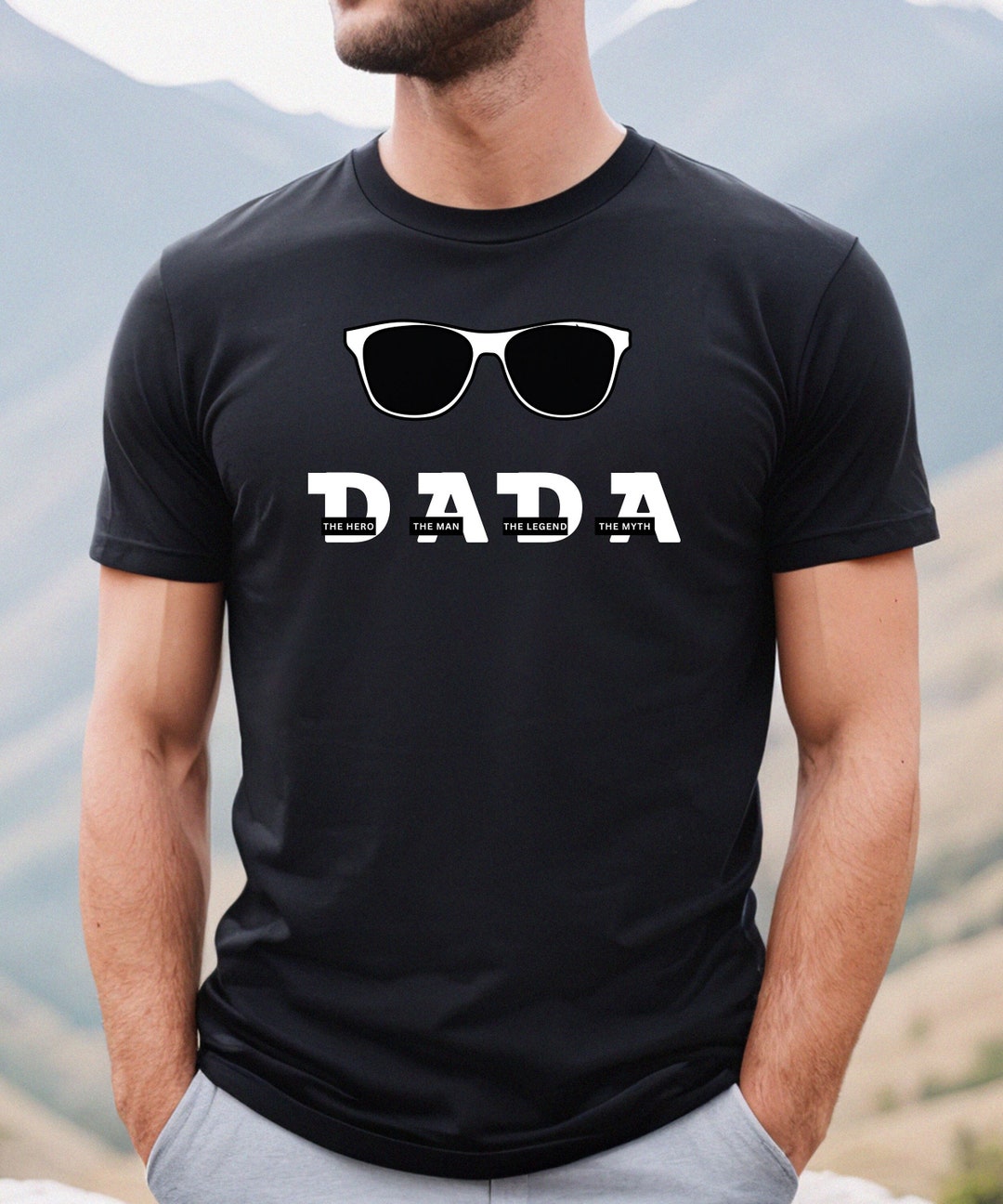 Father's Day Gift, Dada Birthday, Dada T Shirt, Dada T-shirt, Grandad ...