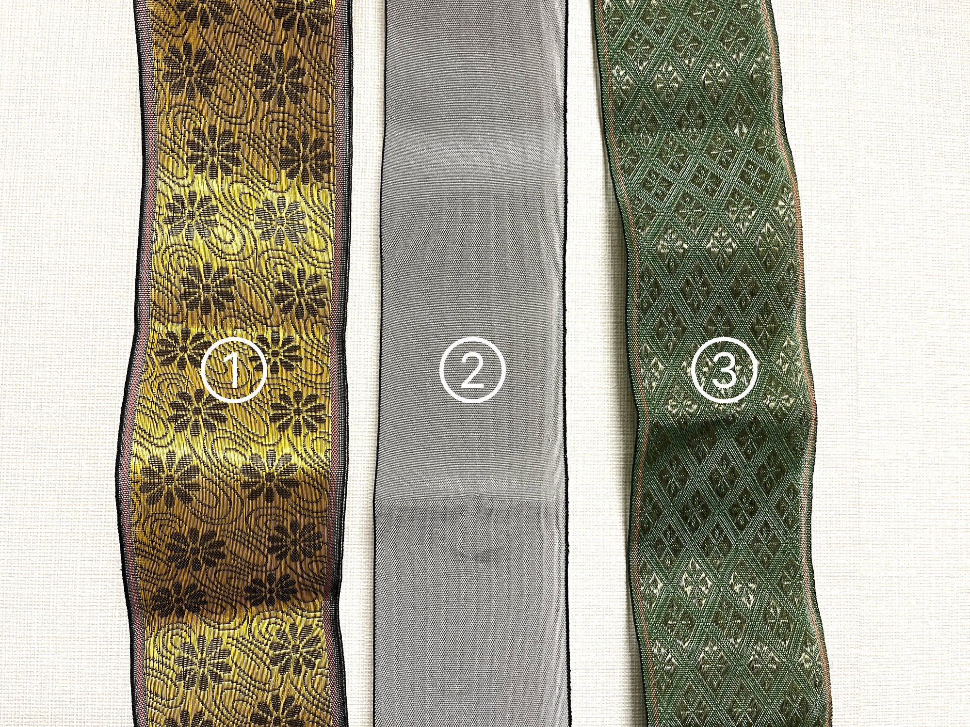Tatami Ribbon Set, Japanese Ribbon, Tatami Border, 3 Patterns Included ...