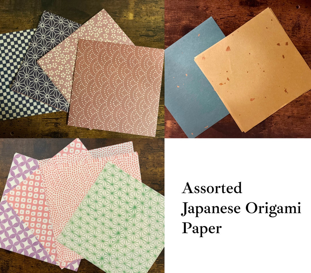 Assorted Japanese Paper Origami Paper 10 Patterns Japanese Traditional ...