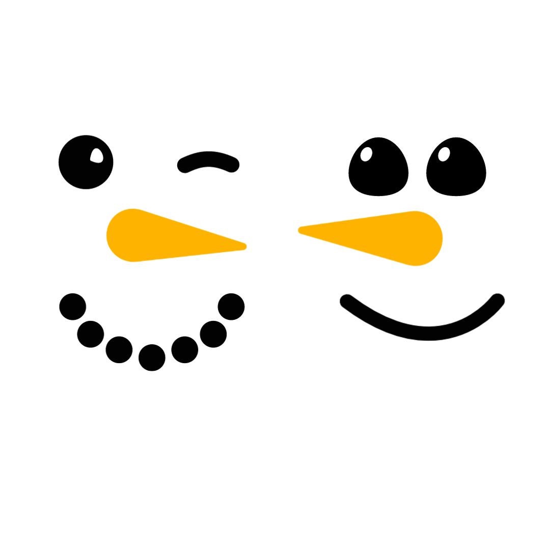 Snowman Face Svg Snowman Svg Snowman PNG Snowman Clipart Christmas Svg ...