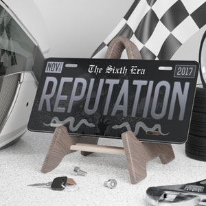 Reputation License Plate. Aluminum License Plate. the Eras Tour Merch ...